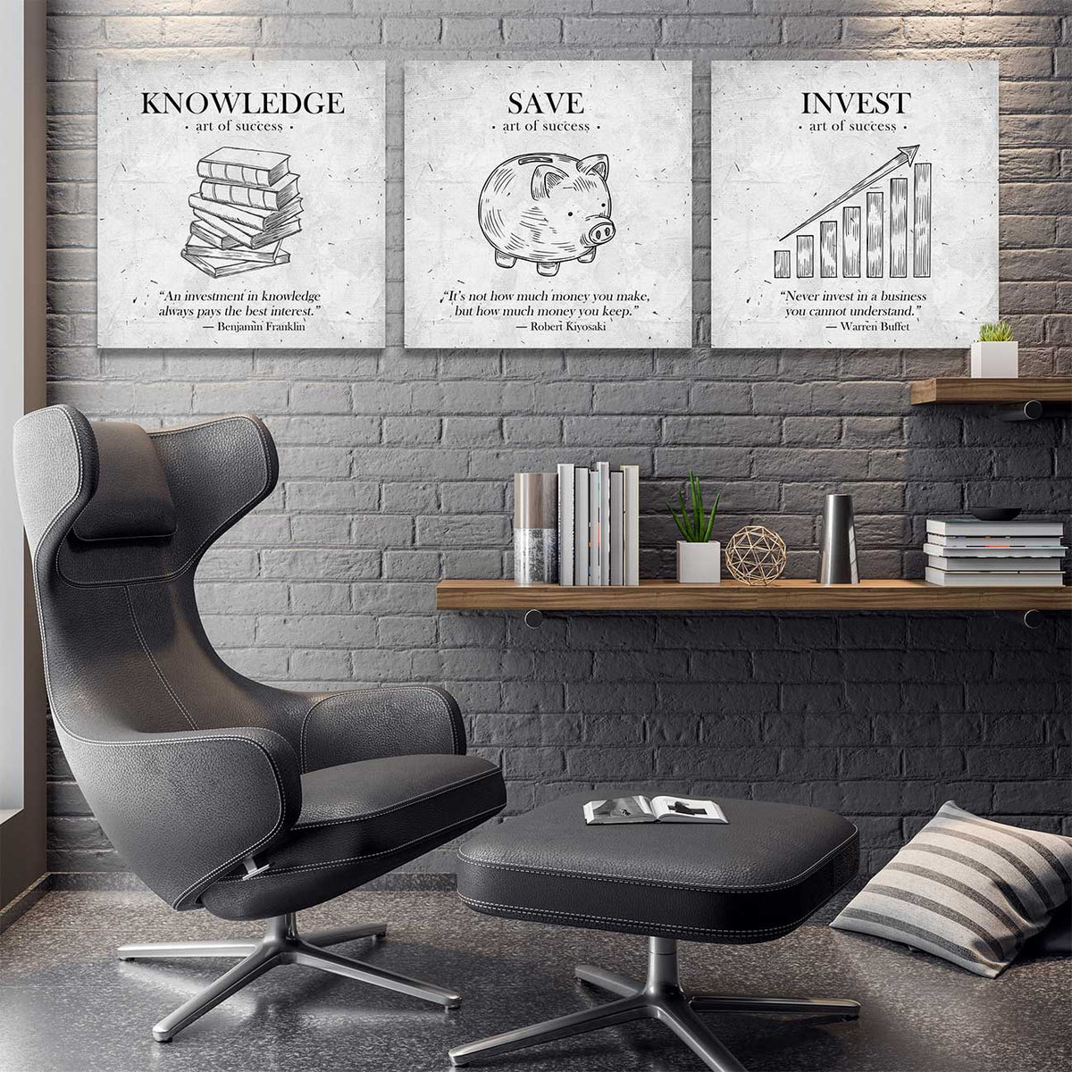 Tableau KNOWLEDGE - DIRVAL DESIGN – Dirval Design I Tableaux Pop Art ...